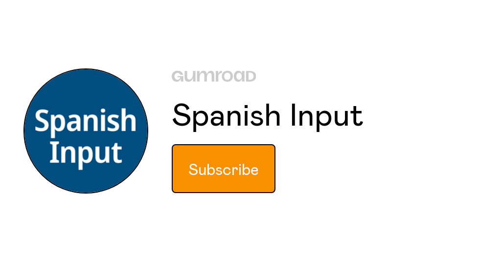 Spanish Input