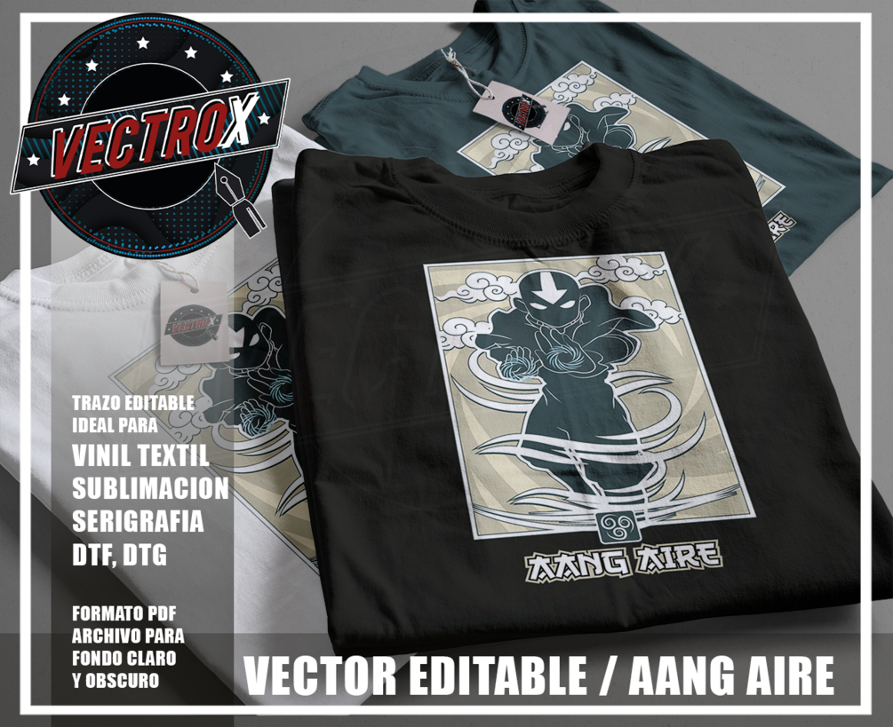 Vector Editable - Aang Aire