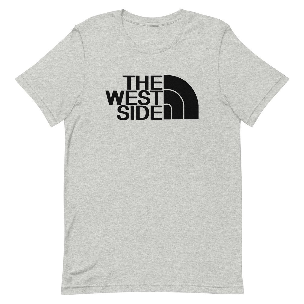 The Westside T-Shirt (Grey) Black Lettering