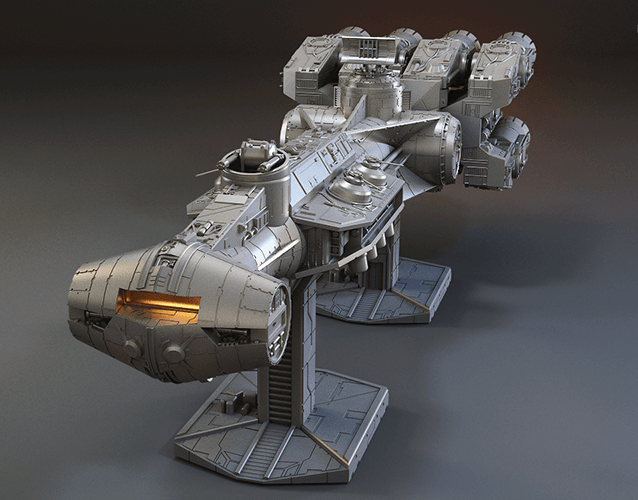 Star Wars CR90 Corellian Corvette 3D Model Print Files