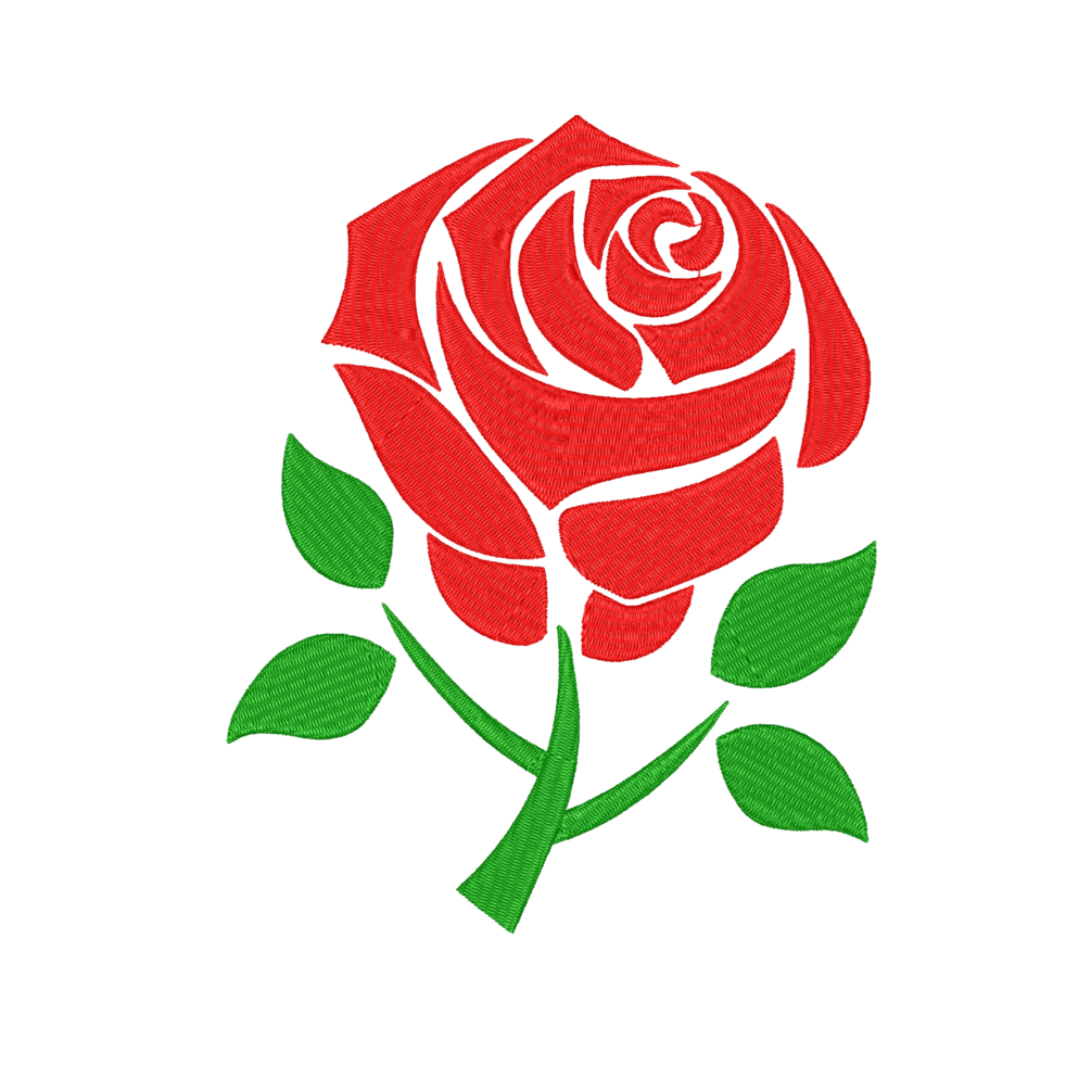 ROSE Embroidery Design, Rose Embroidery File, Digital File, Personalized ROSE, Instant Download ...