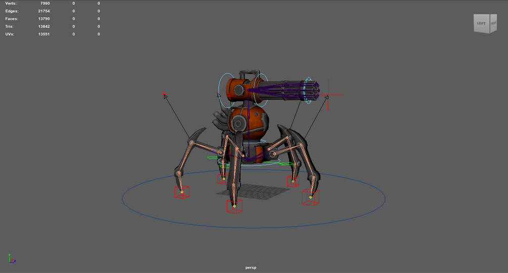 Spider Robot Rig