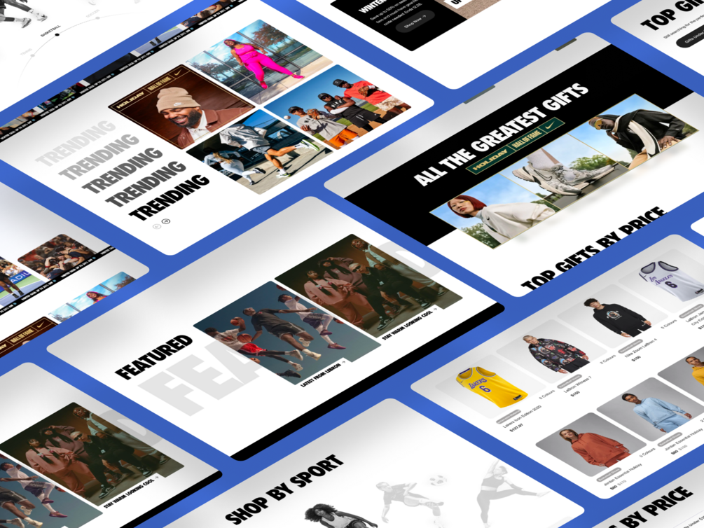 Revolutionizing Nike: A Figma Redesign with Dynamic Motion Anima