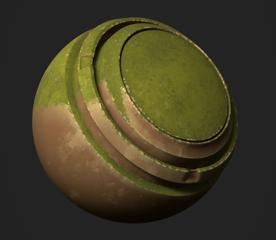 Painterly Rock Smart Material