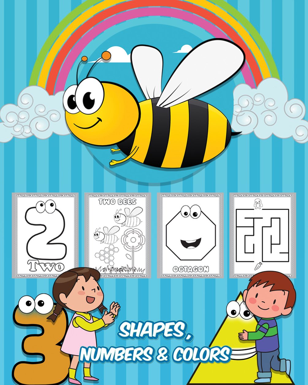 Ultimate Kids' Activity PDF: Shapes, Numbers, and Mazes (92 Pages)