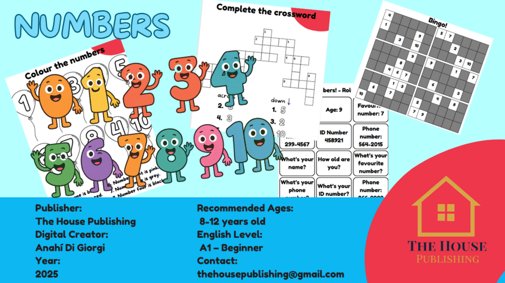 Numbers 0–10 – Activity Pack