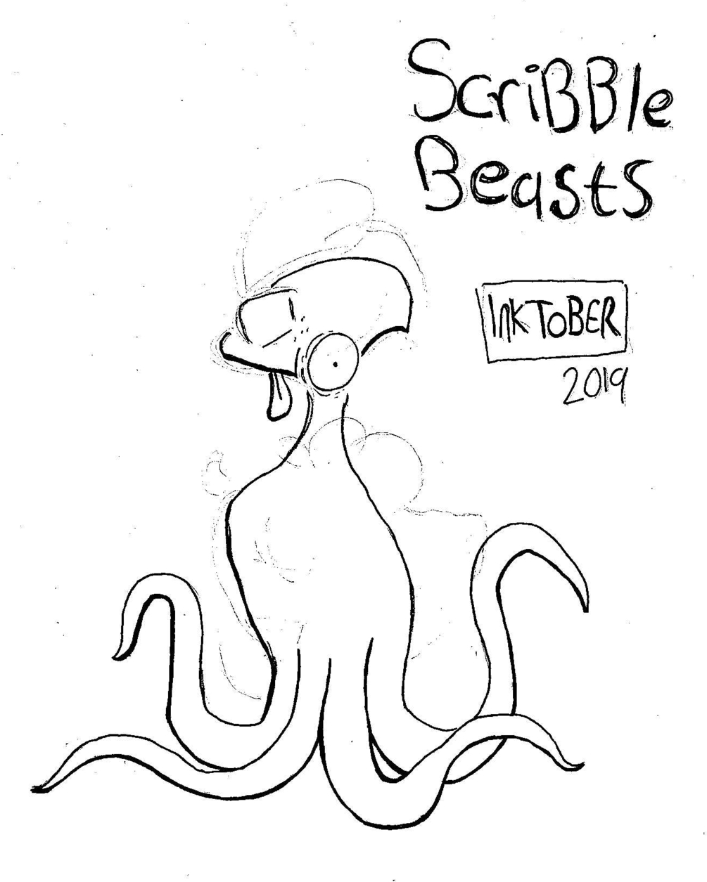 Scribble Beasts Inktober 2019