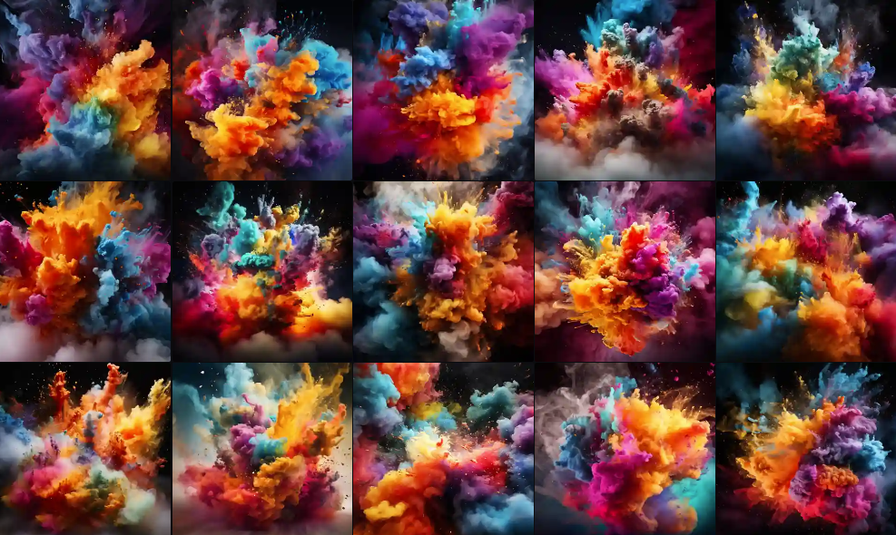 100 images of Color Explosion Background overlay Backdrop for Fashion ...