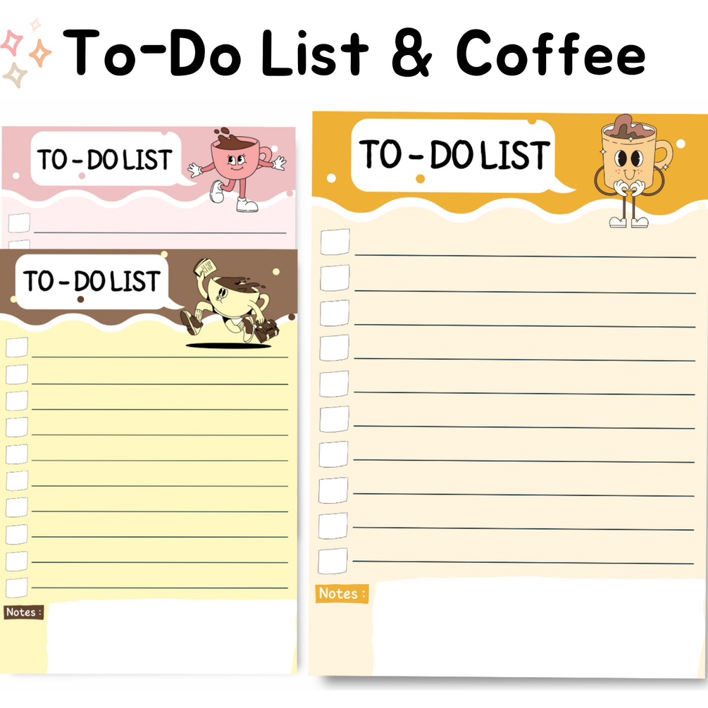 To-Do List & Coffee: Productivity, One Sip at a Time!☕