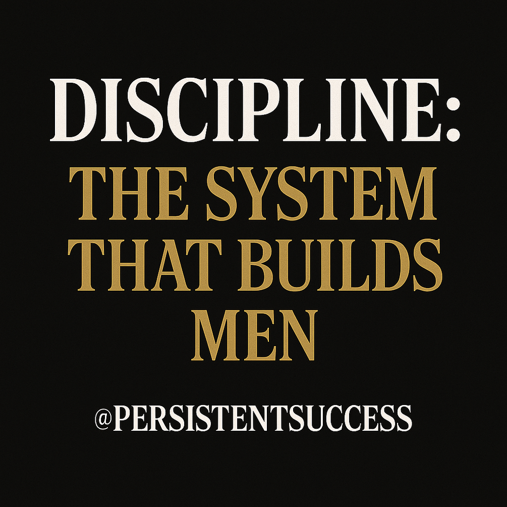 DISCIPLINE: THE SYSTEM THAT BUILDS MEN