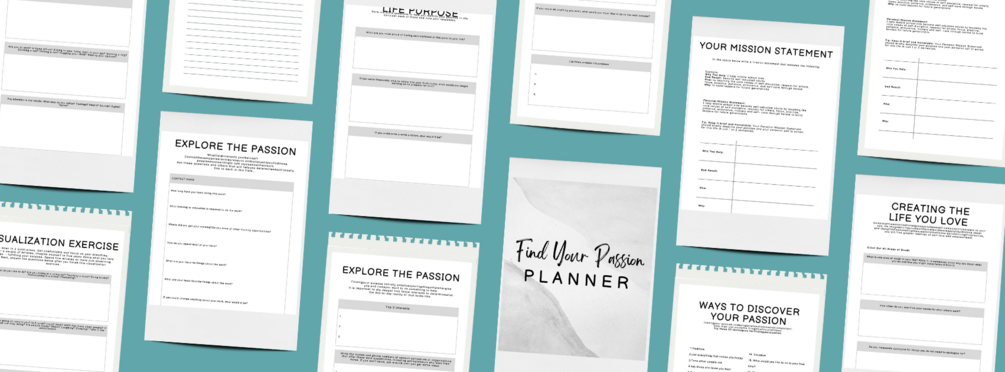 Find Your Passion Planner