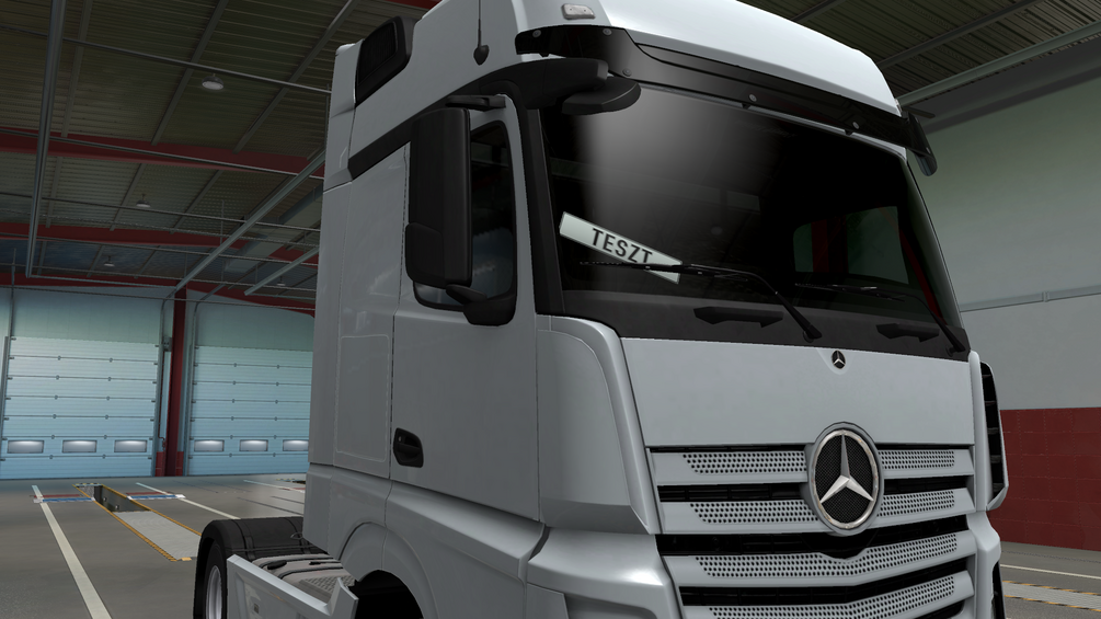 ETS2 - Mercedes Actros MP4 Angled Nameplate