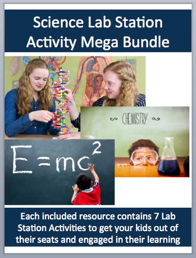 Science Lab Station Activity Mega Bundle - Includes 50 Resources
