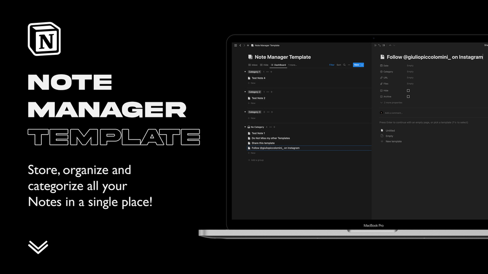 Notion Note Manager