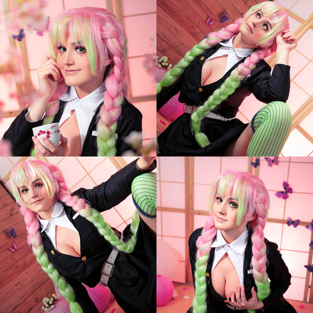 [PACK cosplay+lingerie] Mitsuri Kanroji Photoset from Demon Slayer