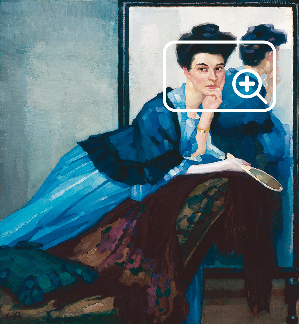 77 digital images of Leo Putz paintings, people landscape still life ...