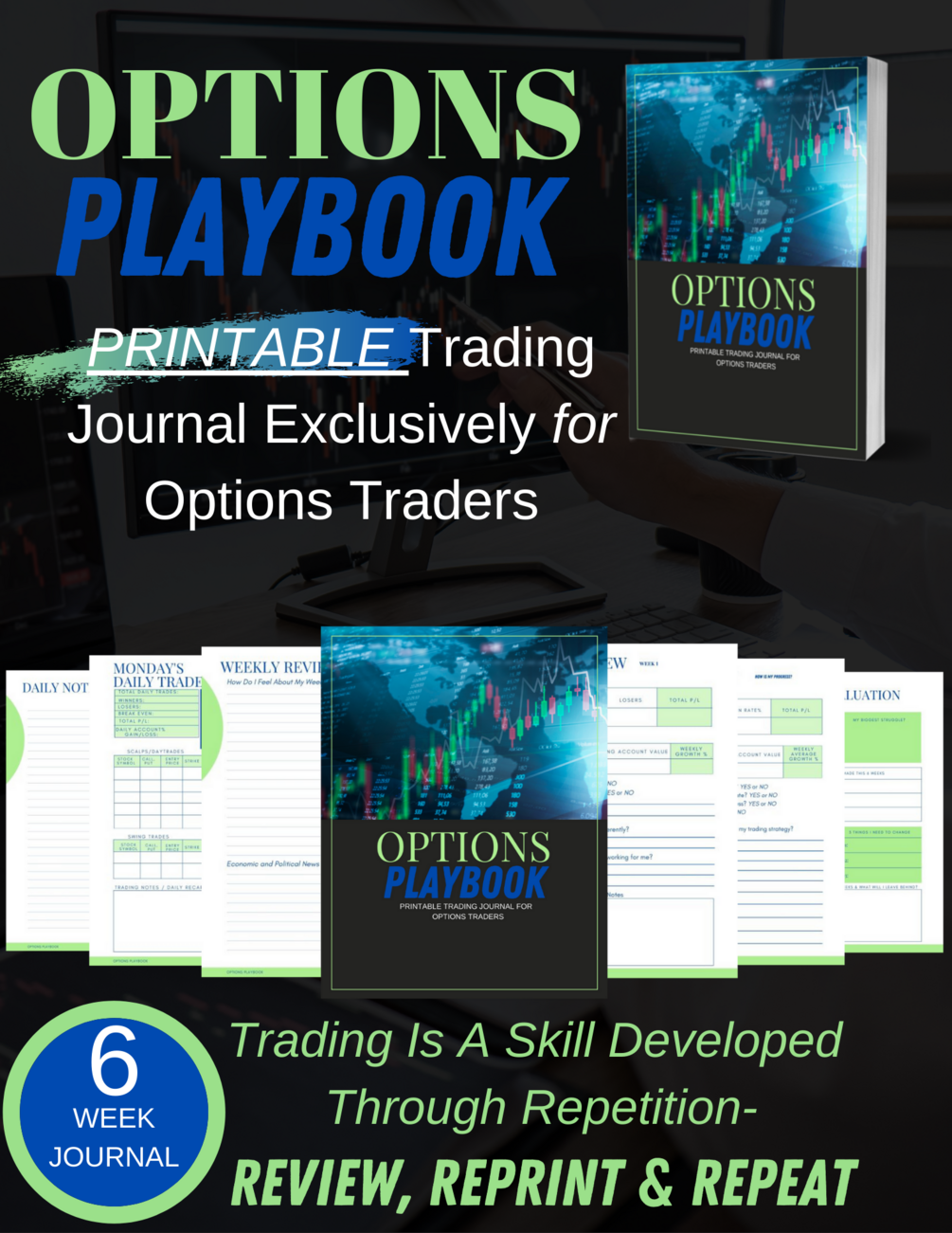 OPTIONS PLAYBOOK - Printable Trading Journal For Options Traders