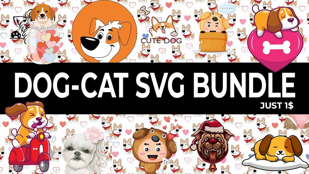CUTE PET-PUPPY-CAT SVG BUNDLE (Limited edition) FOR JUST 2$ ! Limited ...
