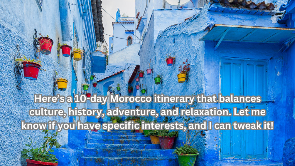 morroco itinerary 10 days