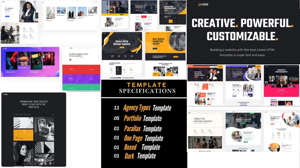 Digital Agencies Website Templates, HTML and CSS Templates, 11 Agencies ...