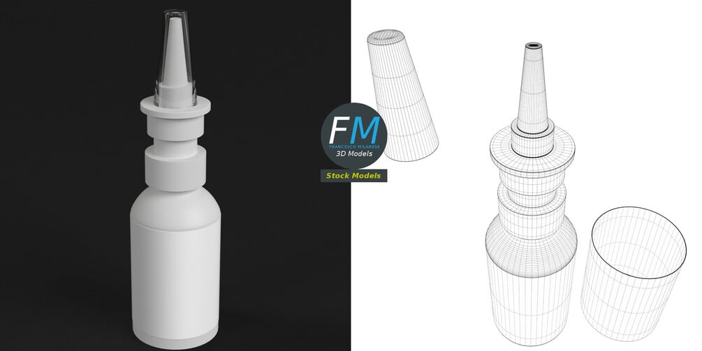 3D MODEL - Pharmaceutical spray