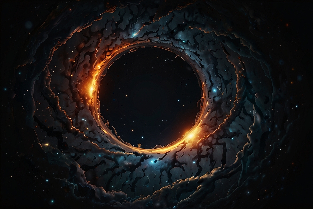 Unveil the Mysteries of Black Holes - Abstract Art Collection 🌌🖤