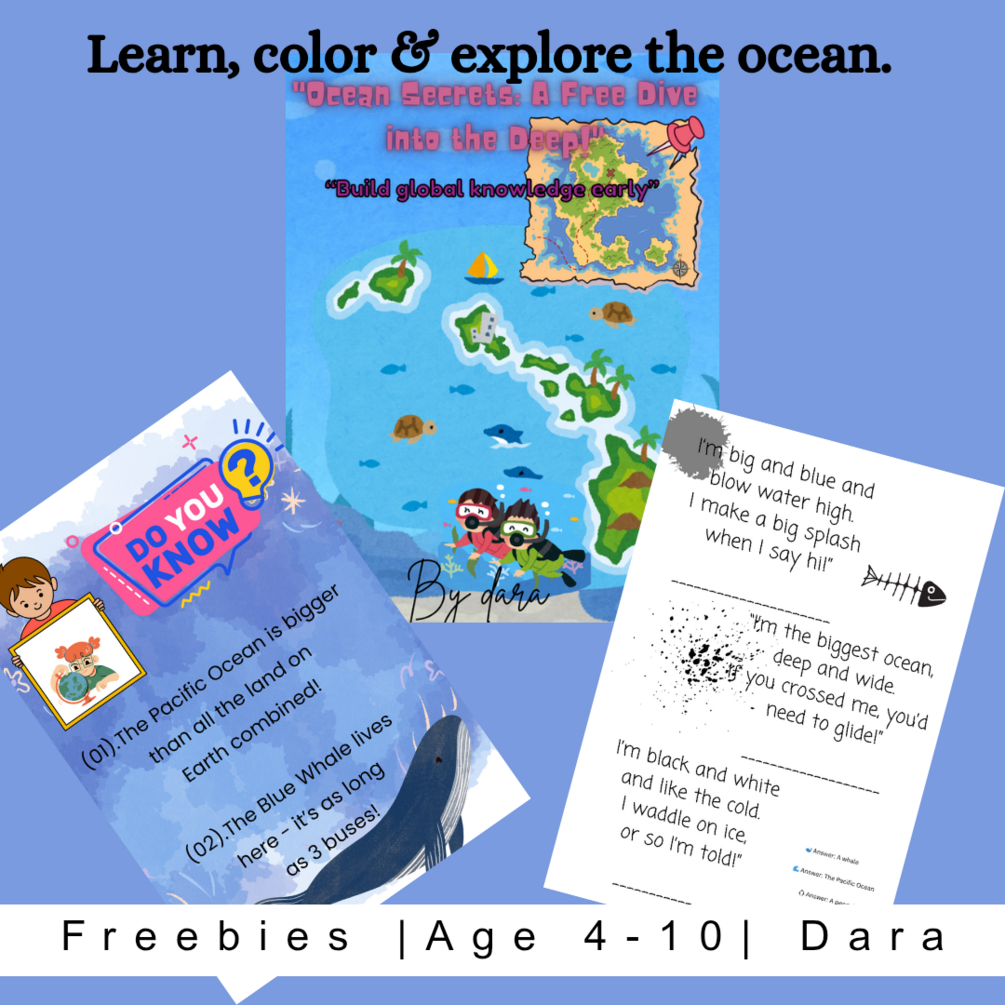 Ocean secrets : A free dive into the deep.