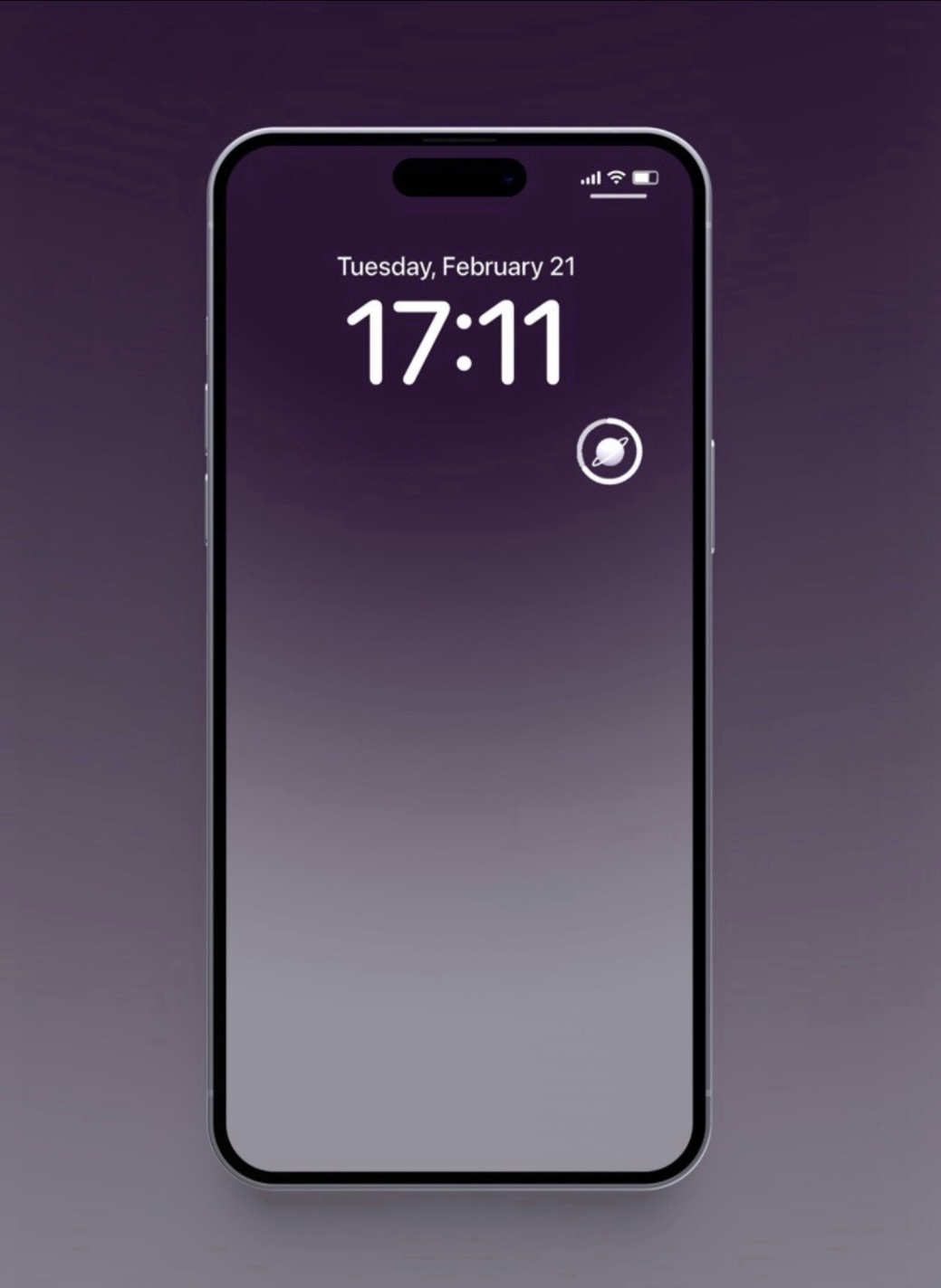 iOS Gradient Color Wallpaper - Purple in High Res