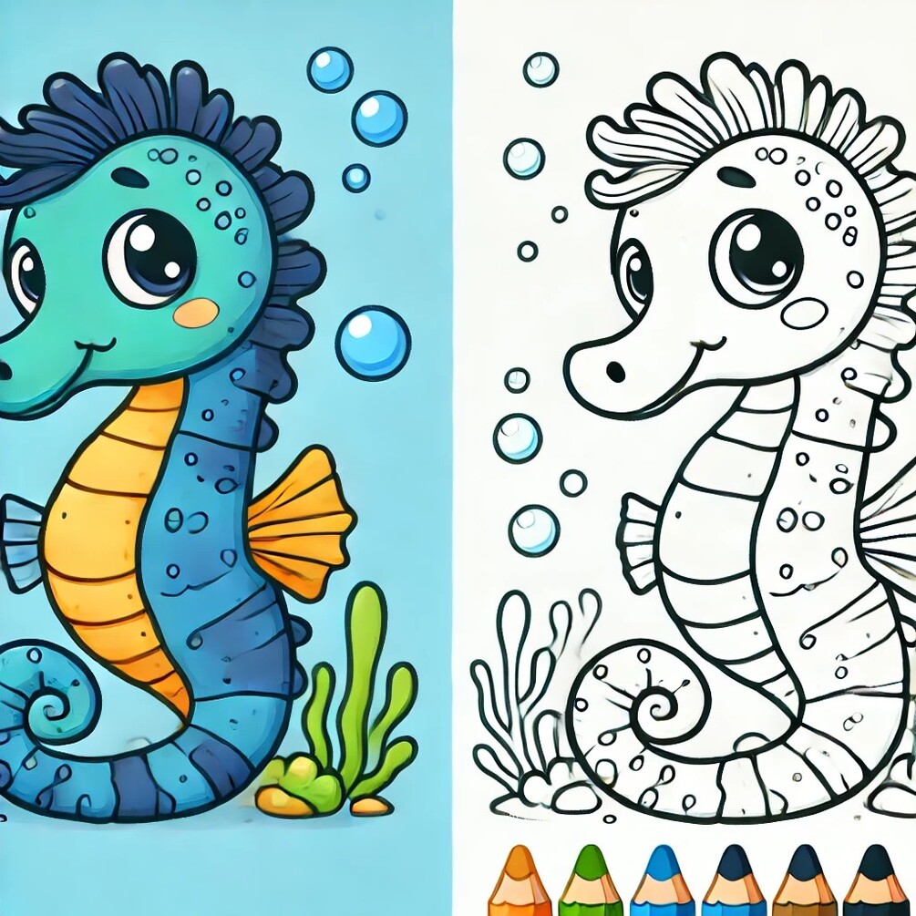 Ocean Adventures Coloring Book