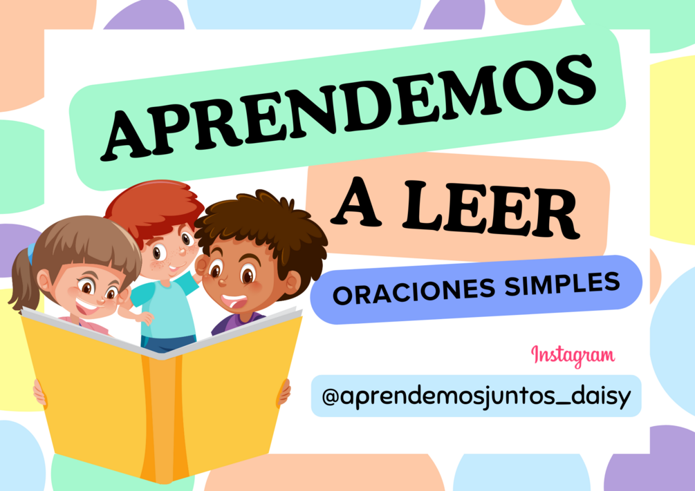 APRENDEMOS A LEER: ORACIONES SIMPLES