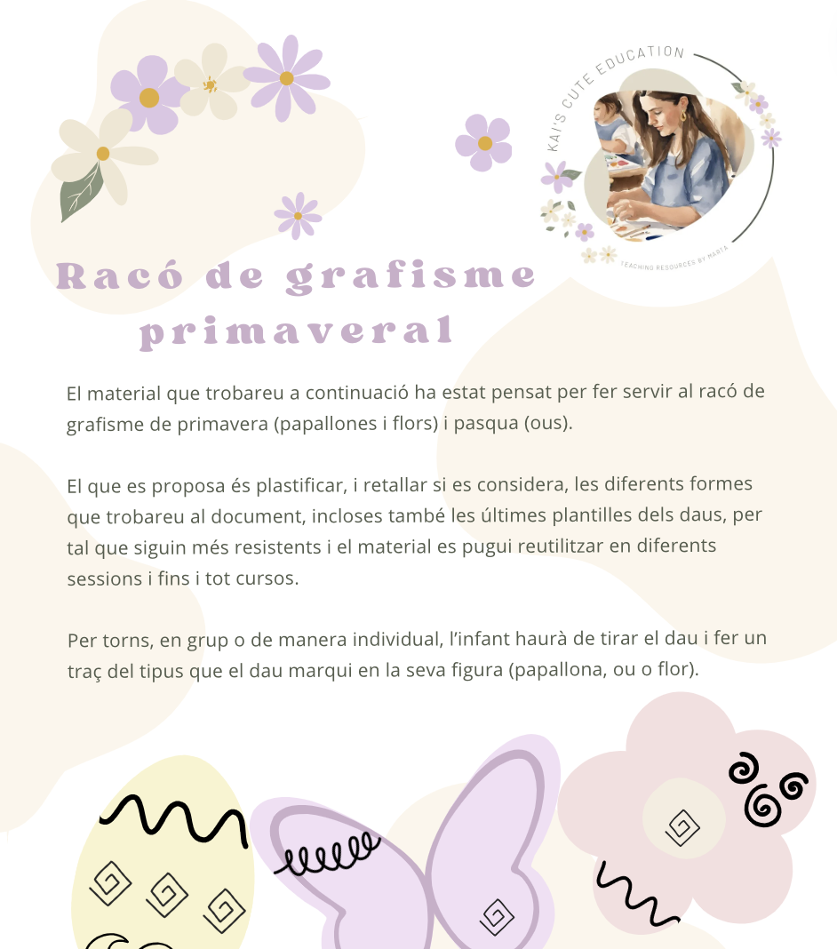 Grafismo Primavera y Pascua