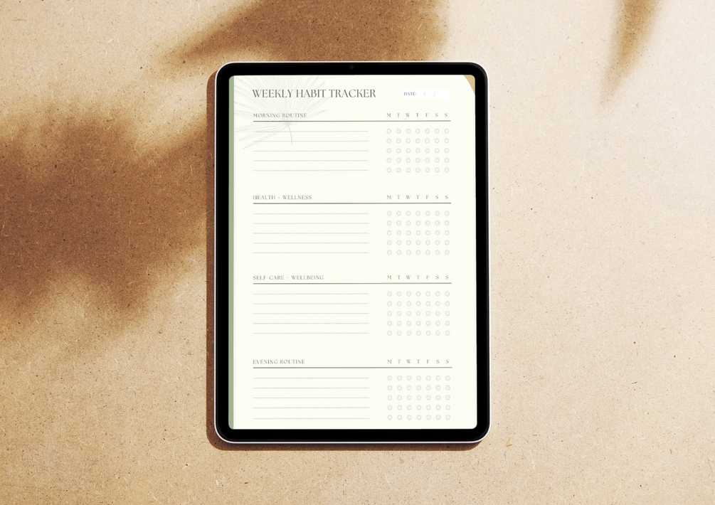 Boho Weekly Planner – Printable PDF