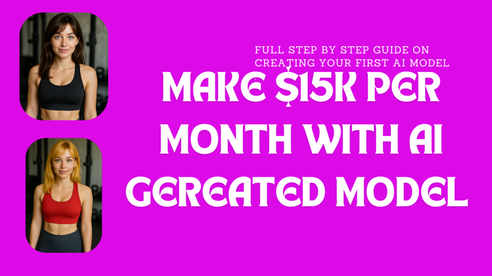 Make $15k month with Ai models theme page