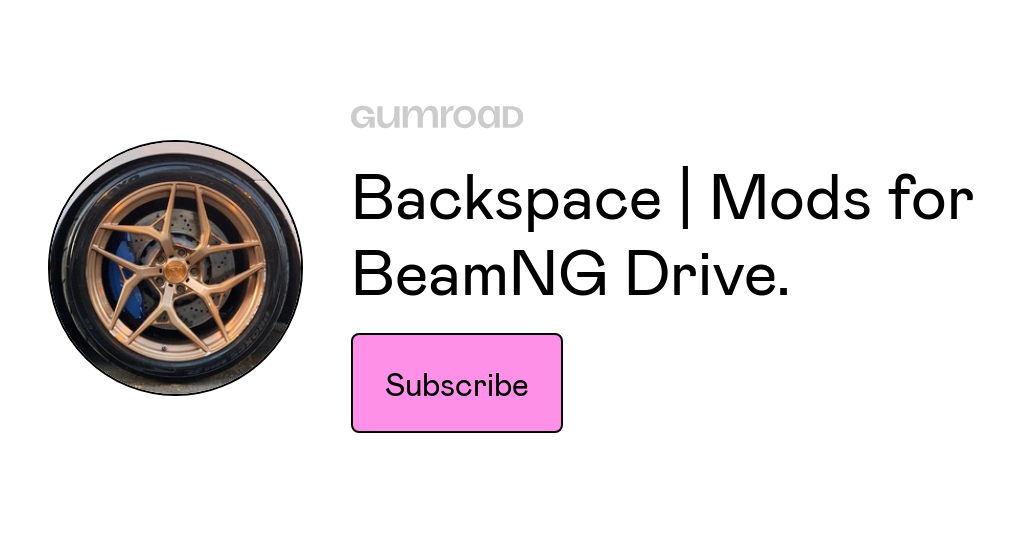 Backspace | Mods for BeamNG Drive.