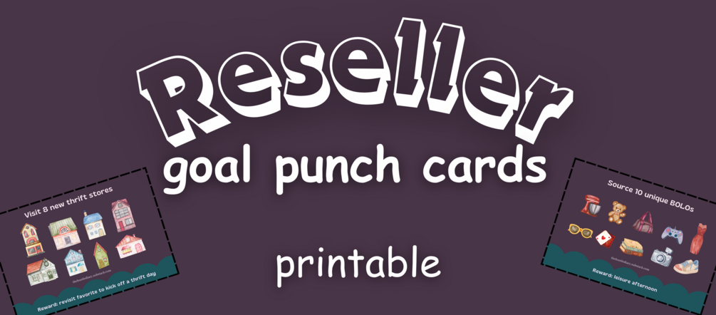 Reseller Goal Punch Cards