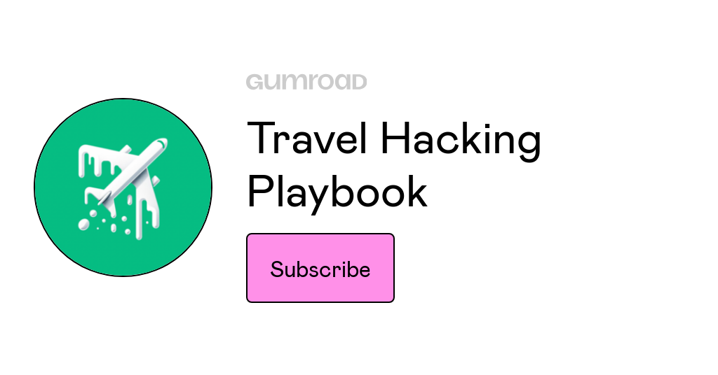 Travel Hacking Playbook