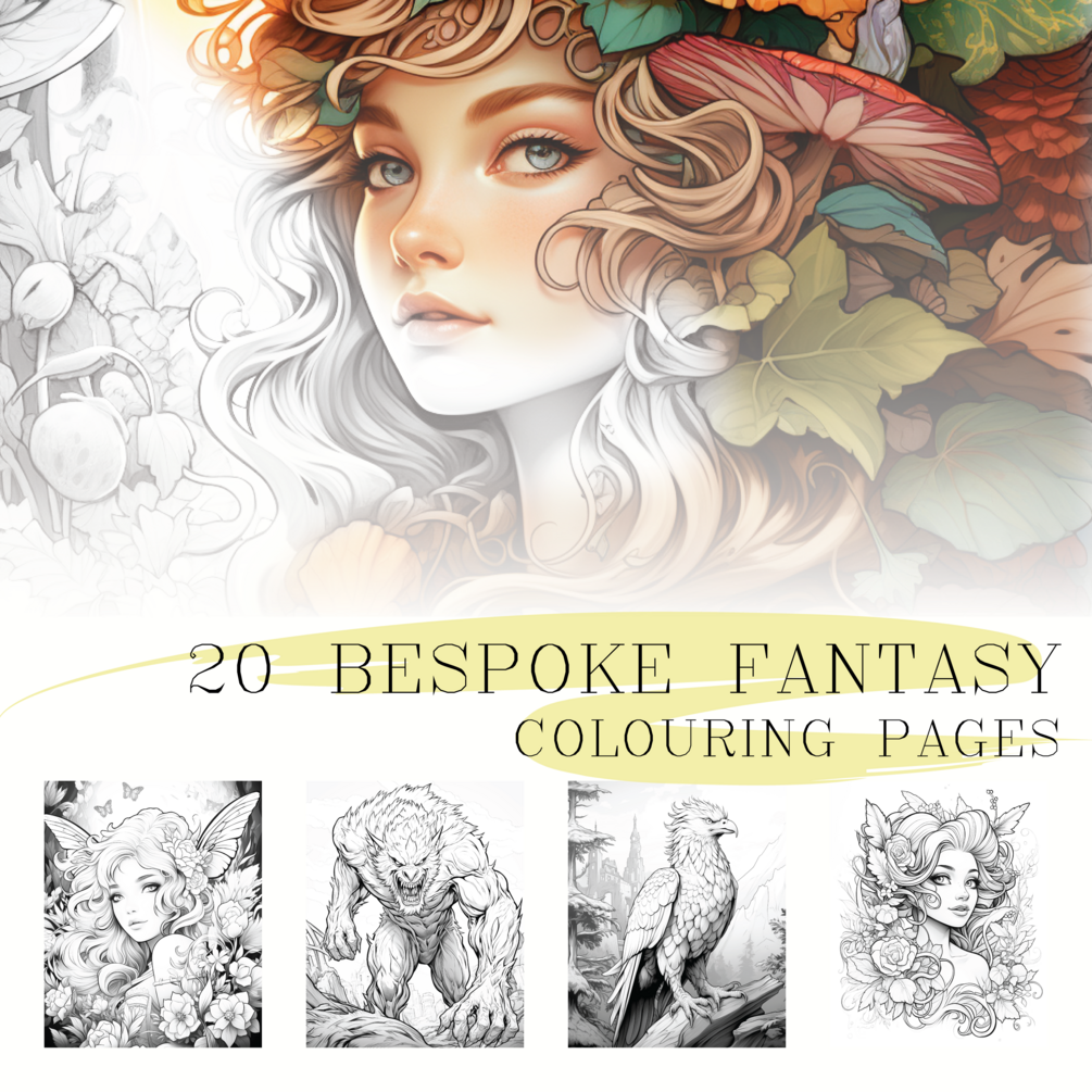 20 Magical Fantasy Dowloadable Coloring Pages