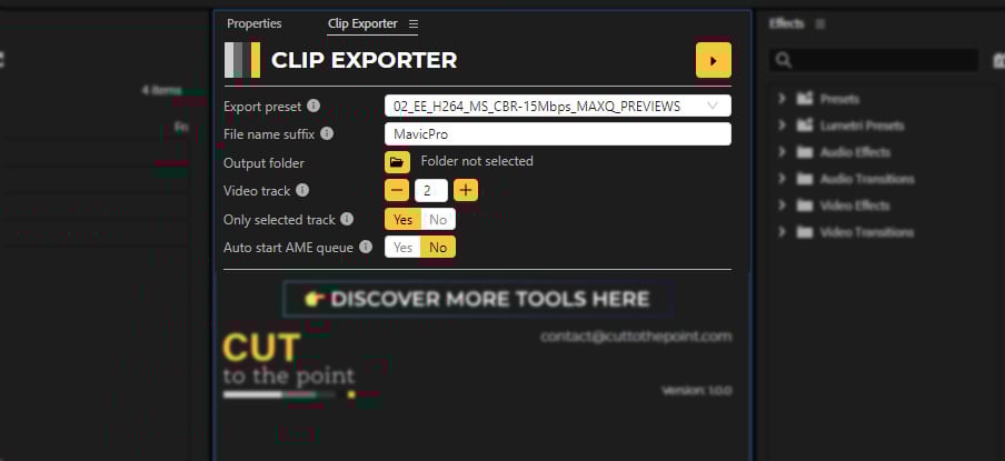 Clip Exporter: New Premiere Pro Plugin 🤩 - Piotr Toczynski
