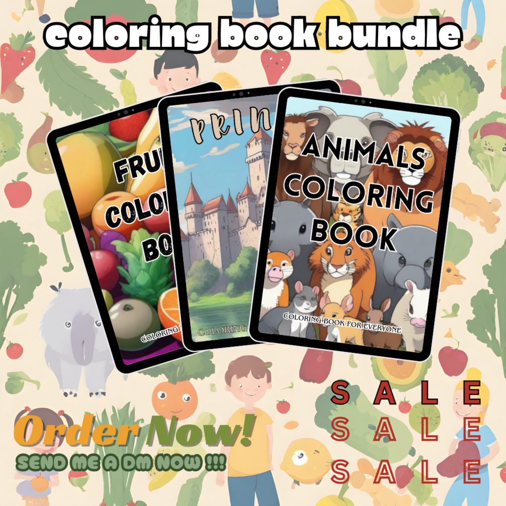 Coloring Book Bundle | Busy Book for Kids | Preschool Printables