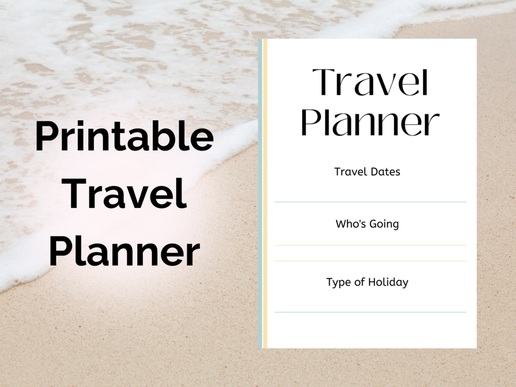 Travel Planning Bundle / Holiday Organiser / Holiday Planner / Holiday ...