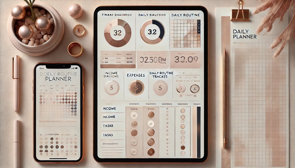 Mega Minimalist digital organisation Pack - Plan with elegance and ...