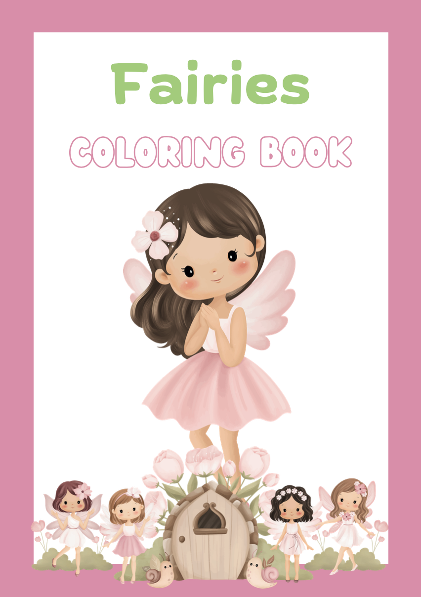 Fairies Kids Coloring Book
