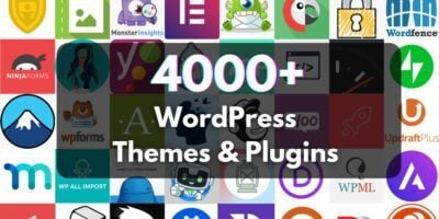 "The Ultimate WordPress Power-Pack: Over 4,000 Themes & Plugins to Supercharge Your Website"