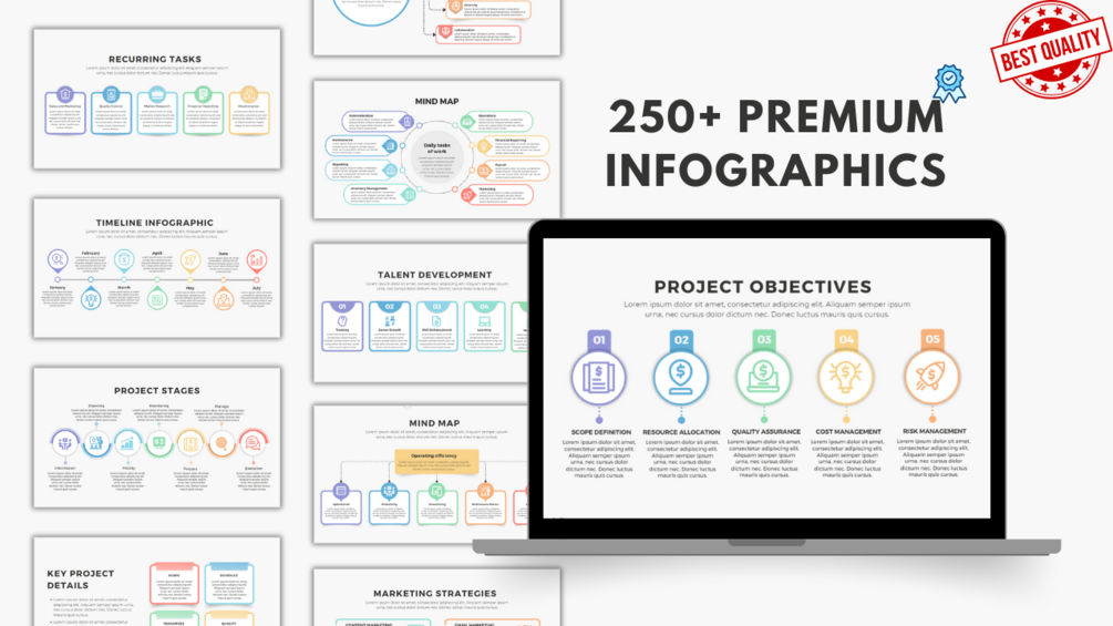 Infographic Mega Bundle 250 Premium Designs