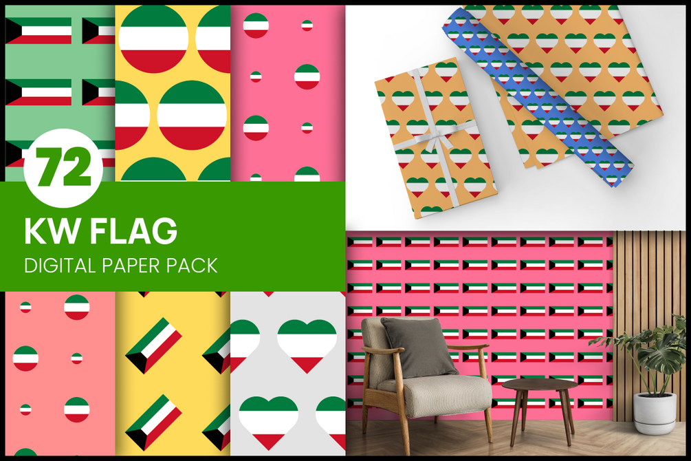 KW Flag Seamless Patterns