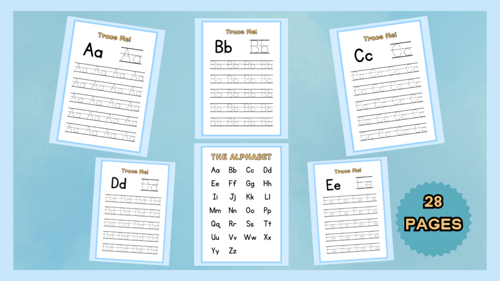 My Little ABC Writing Book: Fun Tracing and Handwriting Practice for Kids