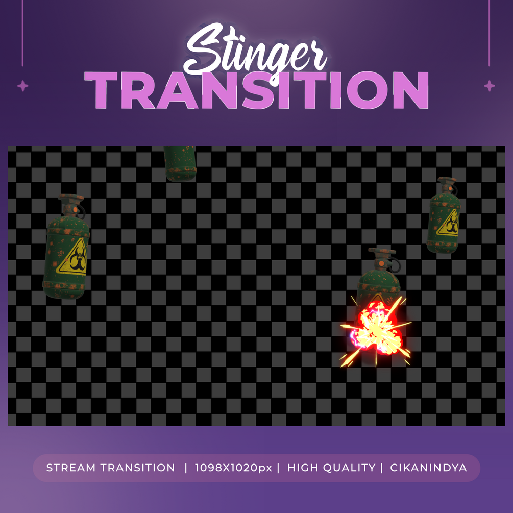 Animated Stinger Transition Poisonous Impact | Explosive Biohazard ...
