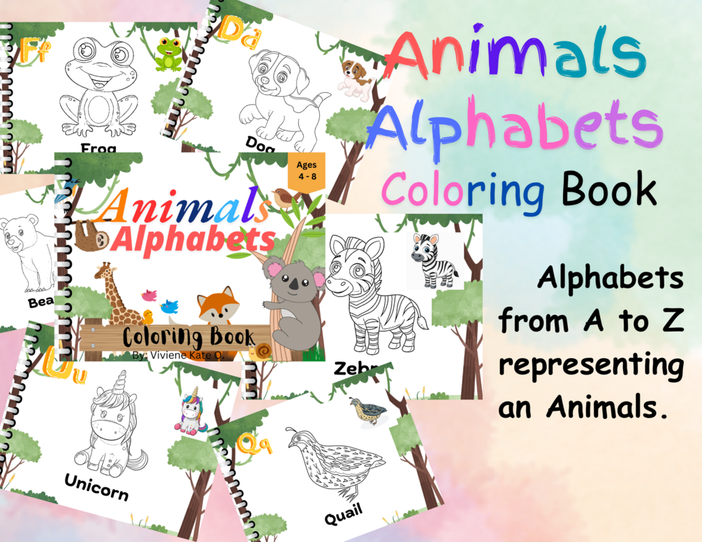 ABC Animal Adventures: A Colorful Journey from A to Z!