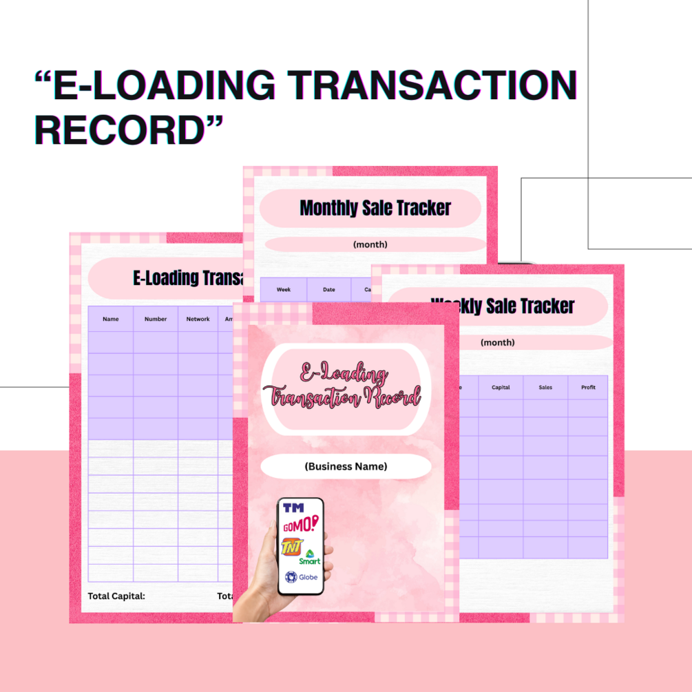 E-loading Transaction Record and Sale Tracker