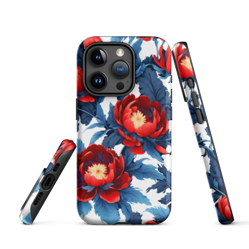 Striking Floral Phone Case for iPhone 15 Pro - Click & Cover